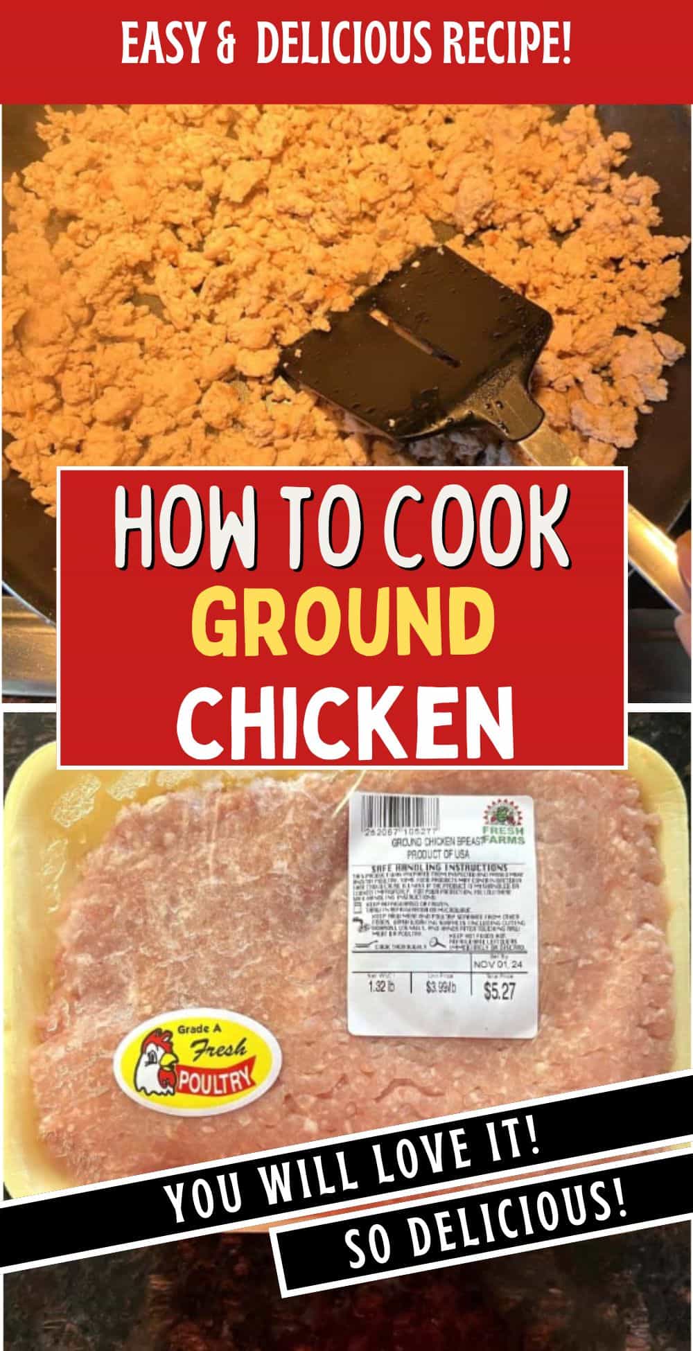 How to Cook Ground Chicken (Juicy, Never Dry!) – 10 Min Recipe ...