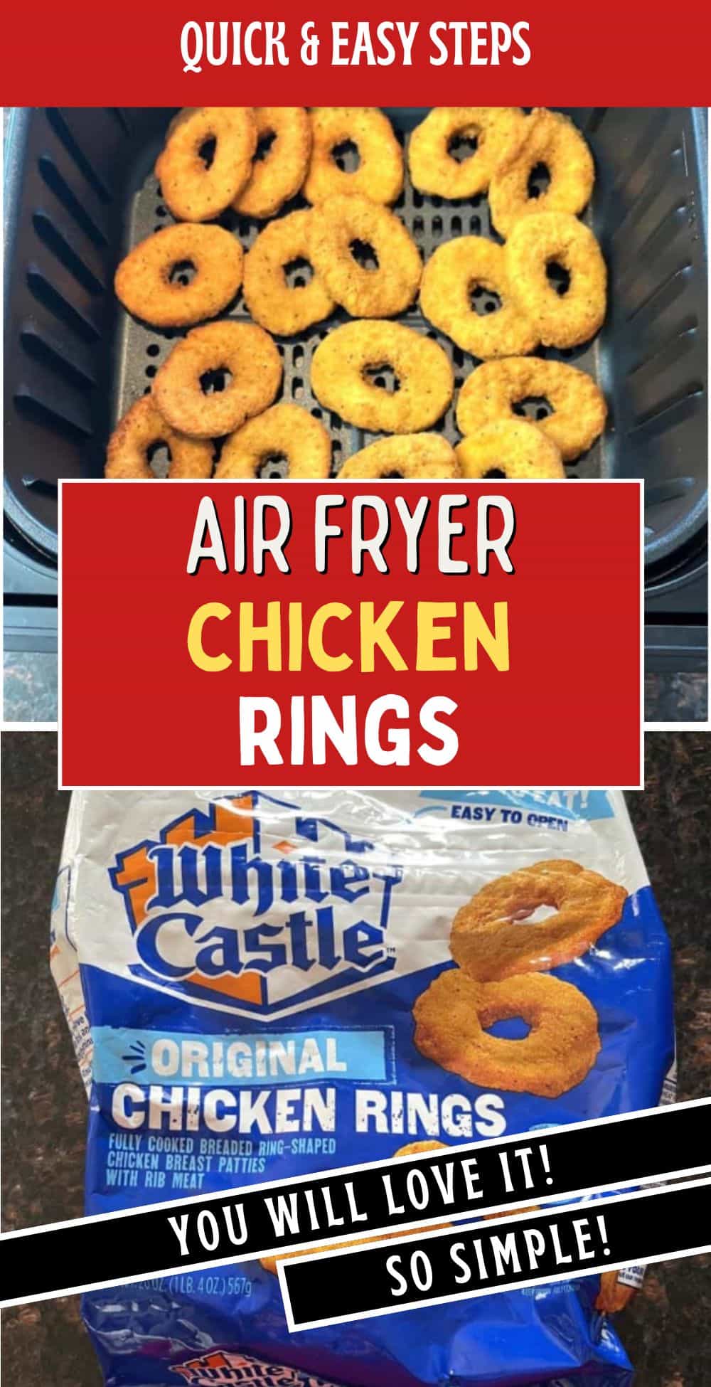 White Castle Chicken Rings In The Air Fryer: Perfectly Crispy ...