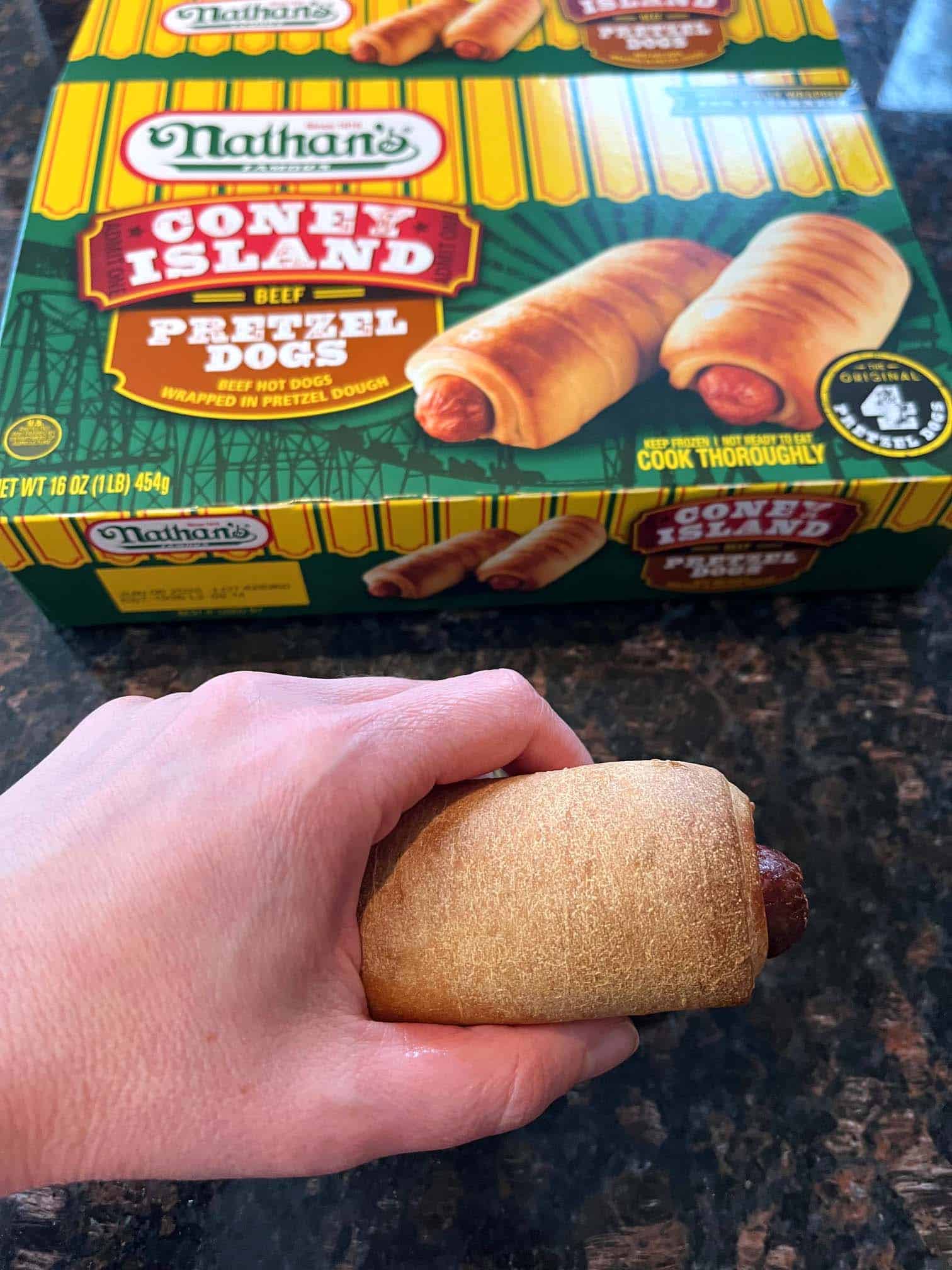 Nathan’s Frozen Pretzel Dogs In The Air Fryer – Melanie Cooks