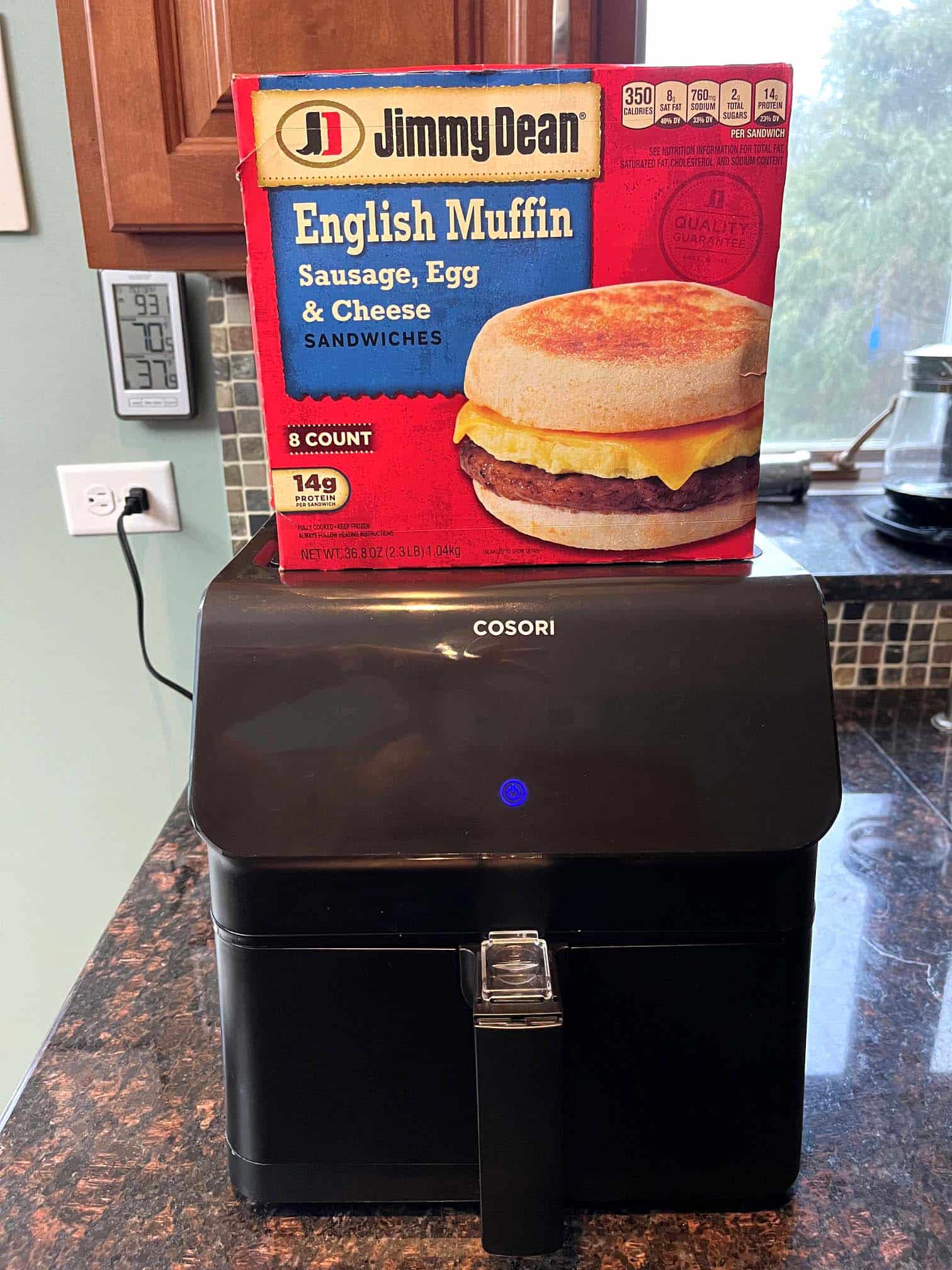 Jimmy Dean English Muffin Breakfast Sandwich In The Air Fryer – Melanie ...