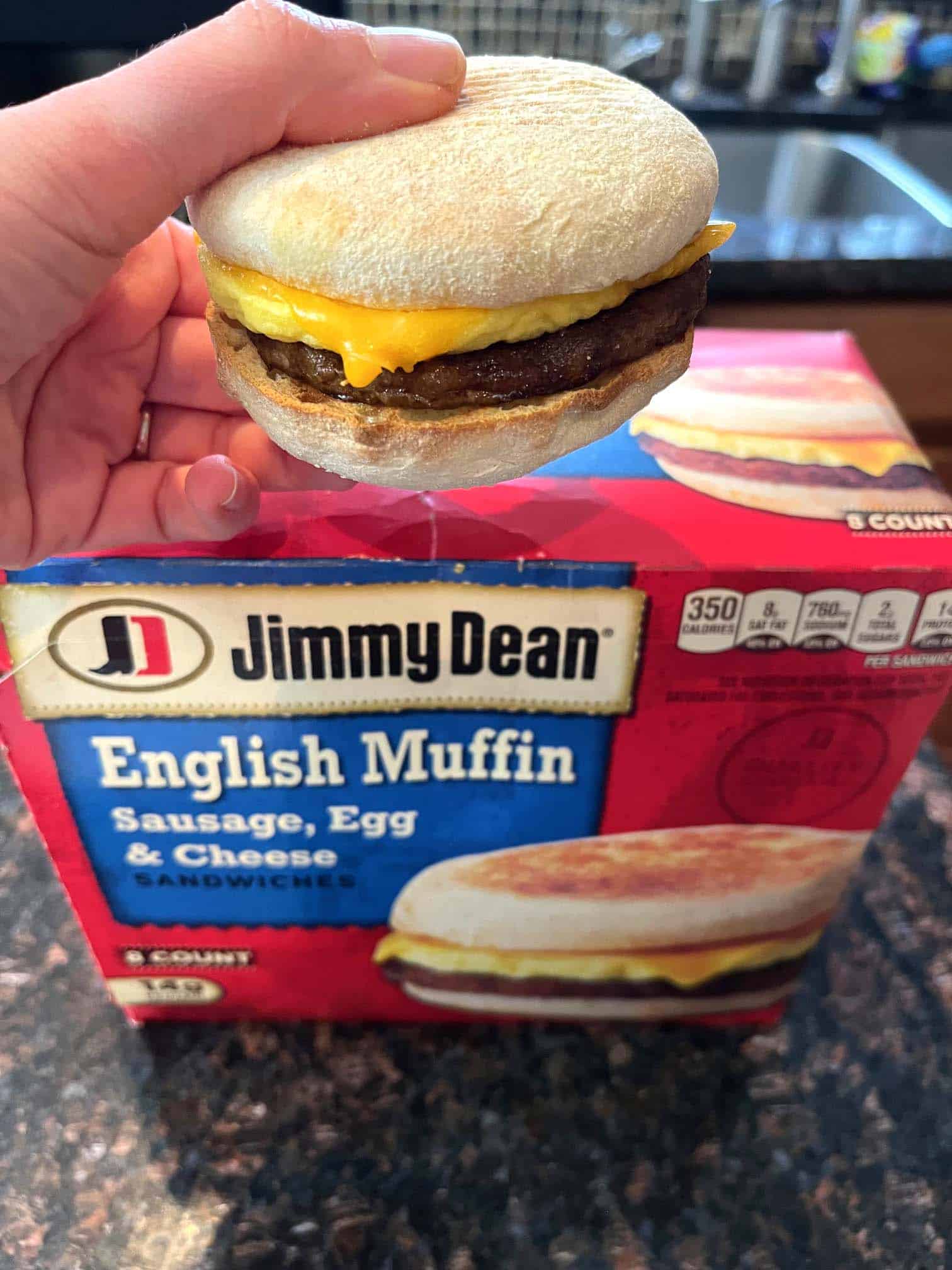 Jimmy Dean English Muffin Breakfast Sandwich In The Air Fryer – Melanie ...
