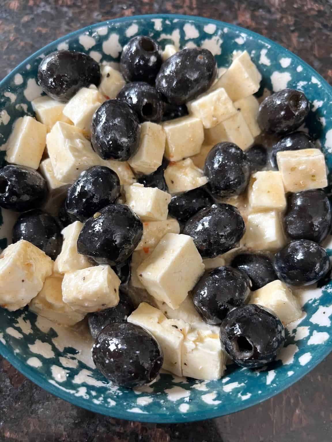 Marinated Olives and Feta Recipe – Easy Appetizer Idea – Melanie Cooks