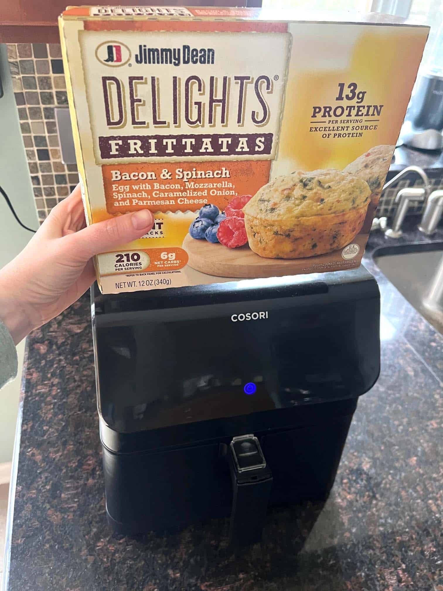Air Fryer Jimmy Dean Delights Frittatas: Healthy Quick Breakfast ...