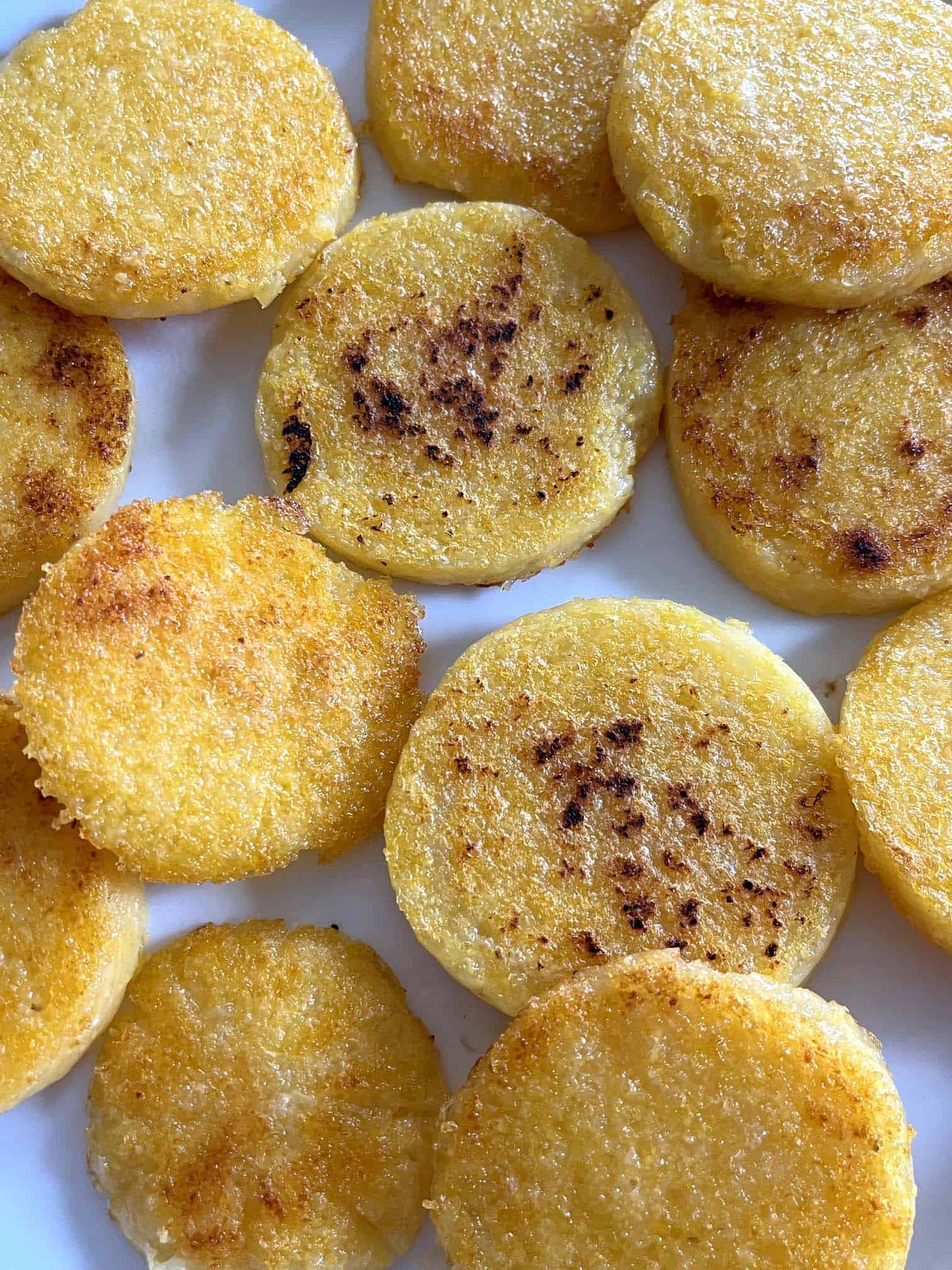 Crispy Pan-Fried Polenta Slices Recipe – Melanie Cooks