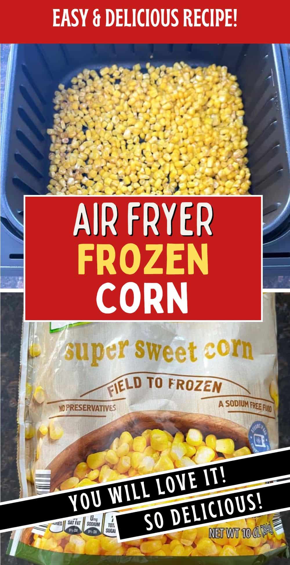 Air Fryer Frozen Corn Kernels Recipe – Melanie Cooks