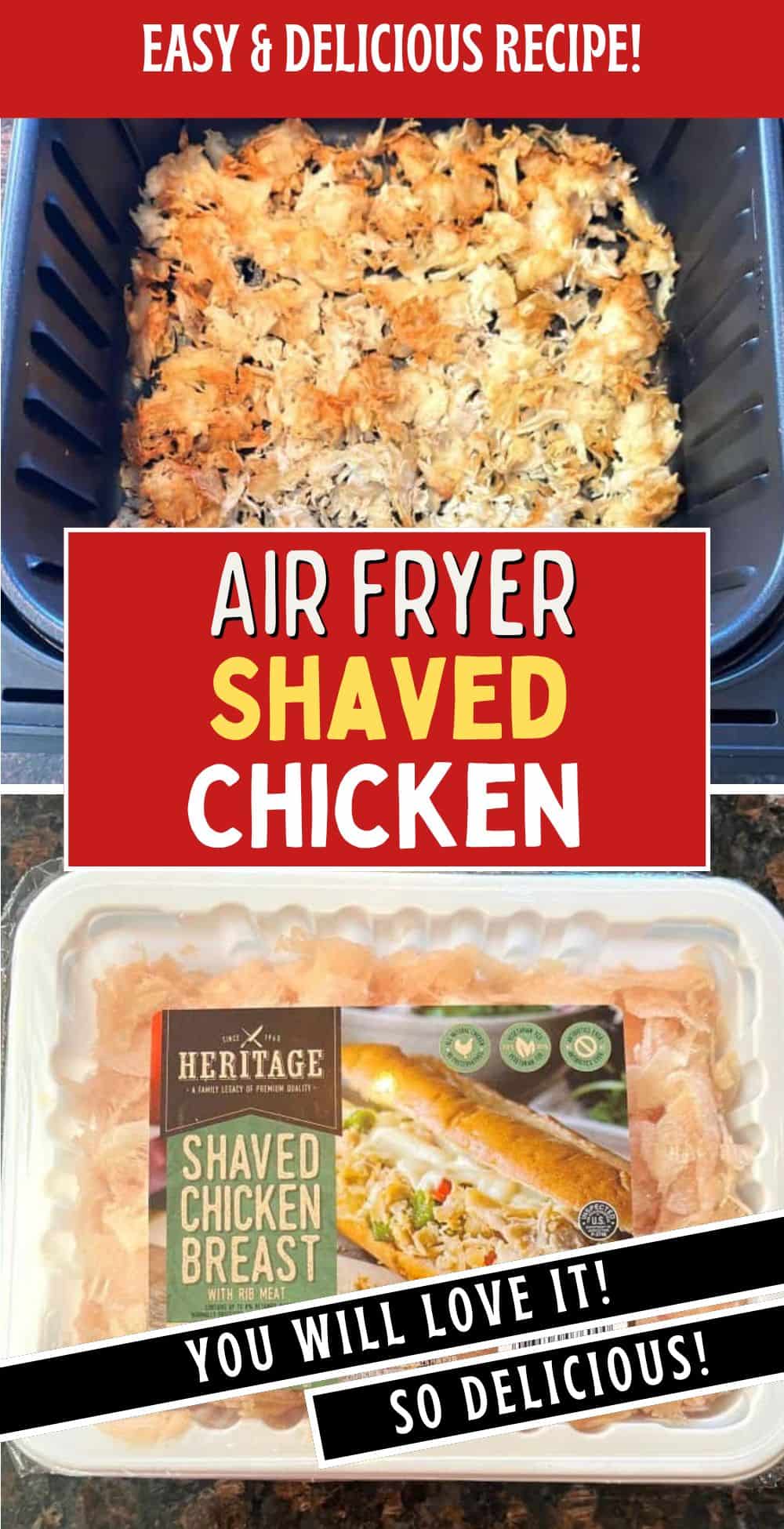 Air Fryer Shaved Chicken Breast – Ready in 10 Minutes! – Melanie Cooks