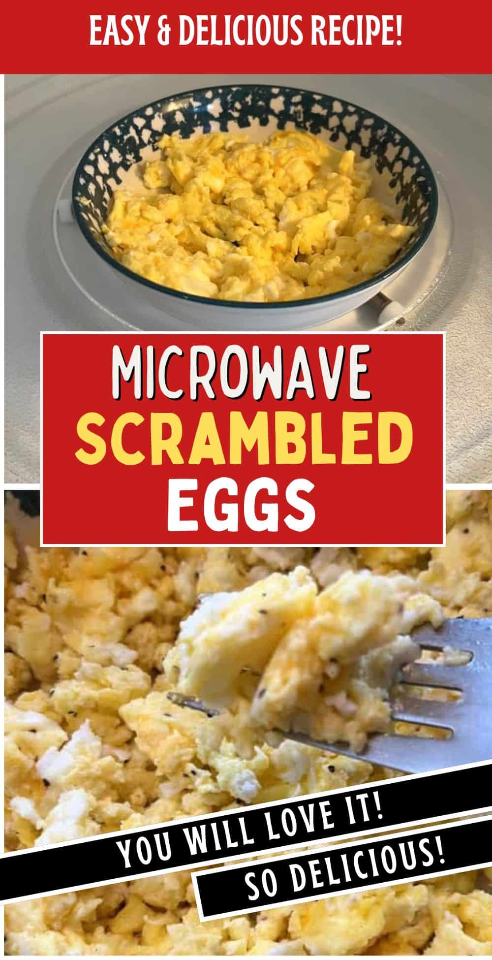 Microwave Scrambled Eggs Recipe – Quick & Fluffy! – Melanie Cooks
