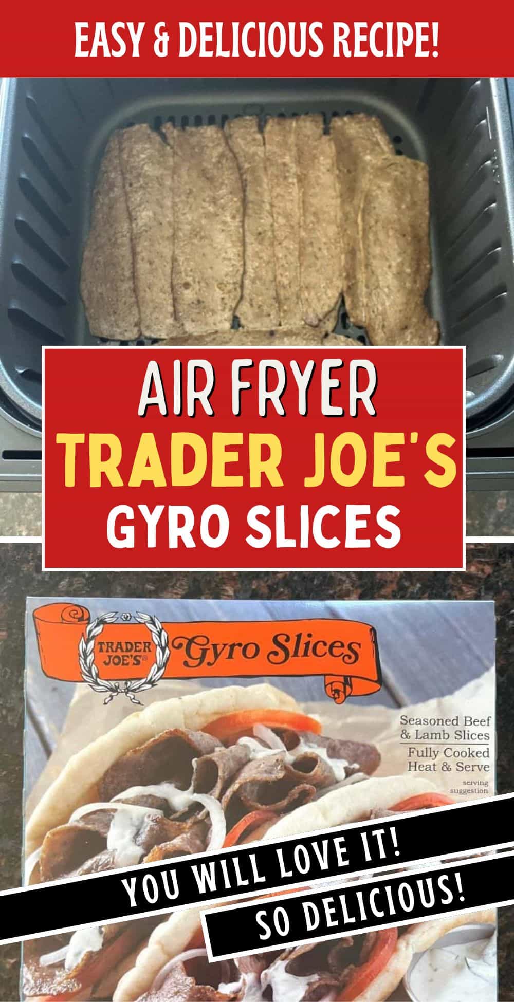 Air Fryer Trader Joe’s Gyro Slices: 5 Minute Dinner! – Melanie Cooks