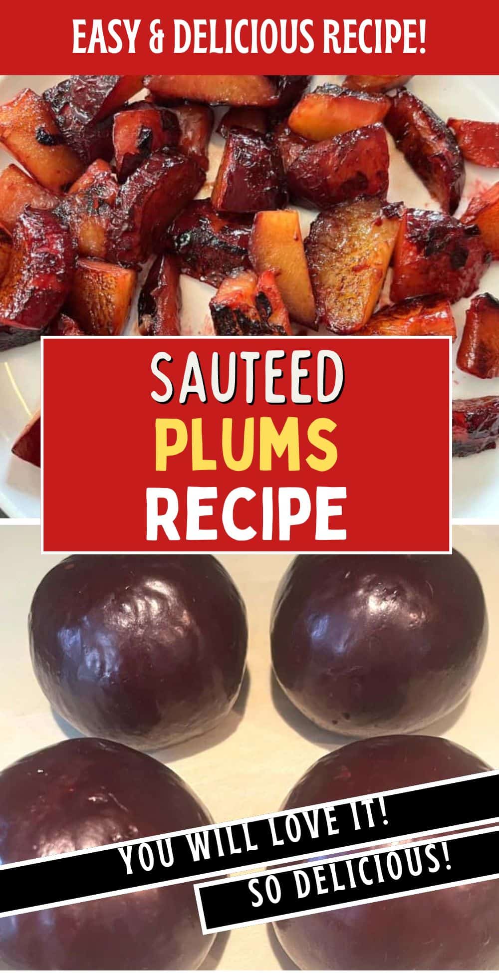 Caramelized Sauteed Plums Recipe – Melanie Cooks