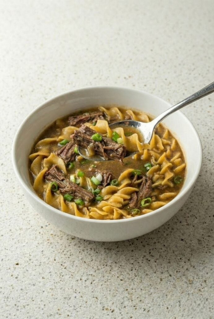 Authentic Amish Beef and Noodles That Tastes Like Home – Melanie Cooks