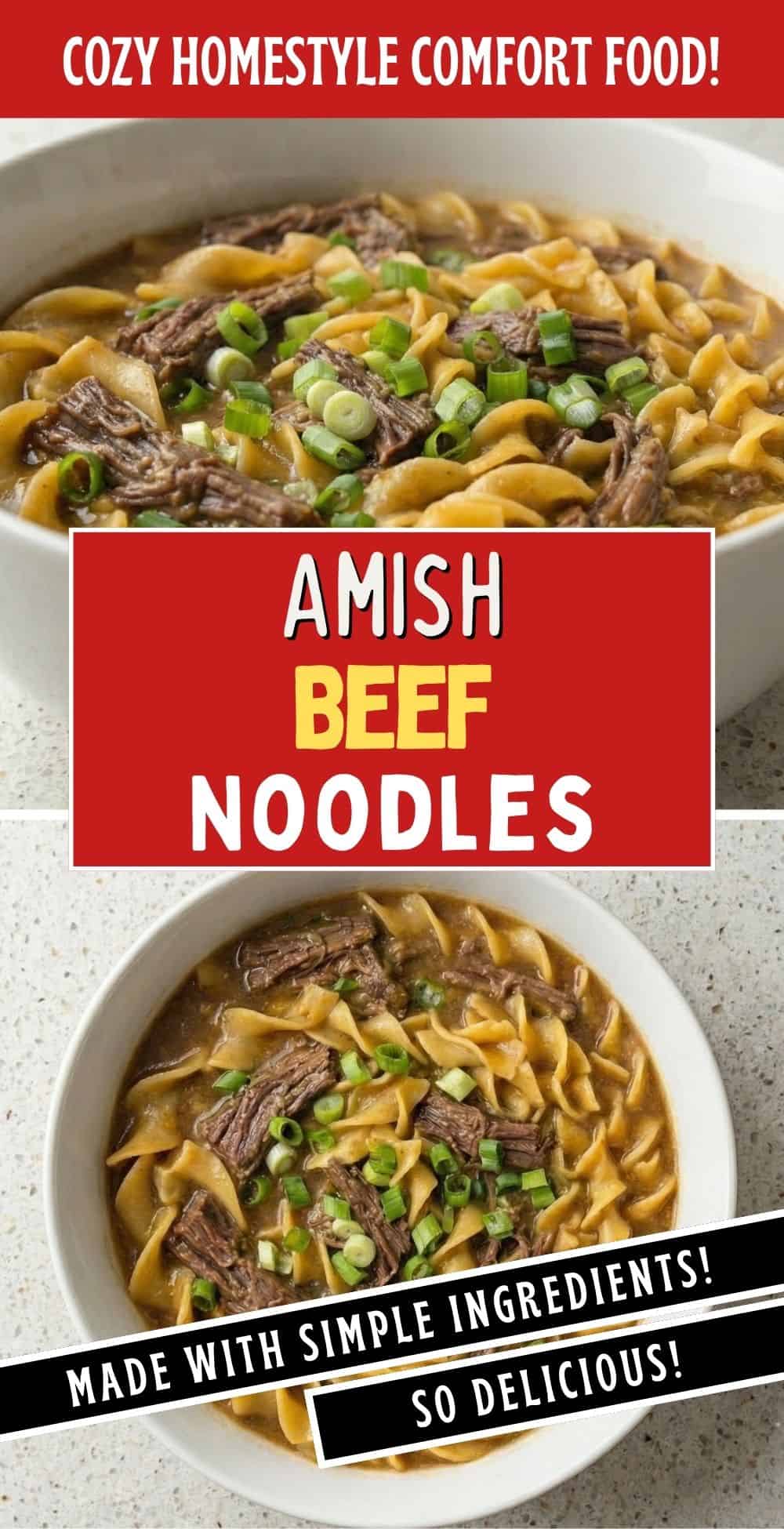 Authentic Amish Beef and Noodles That Tastes Like Home – Melanie Cooks