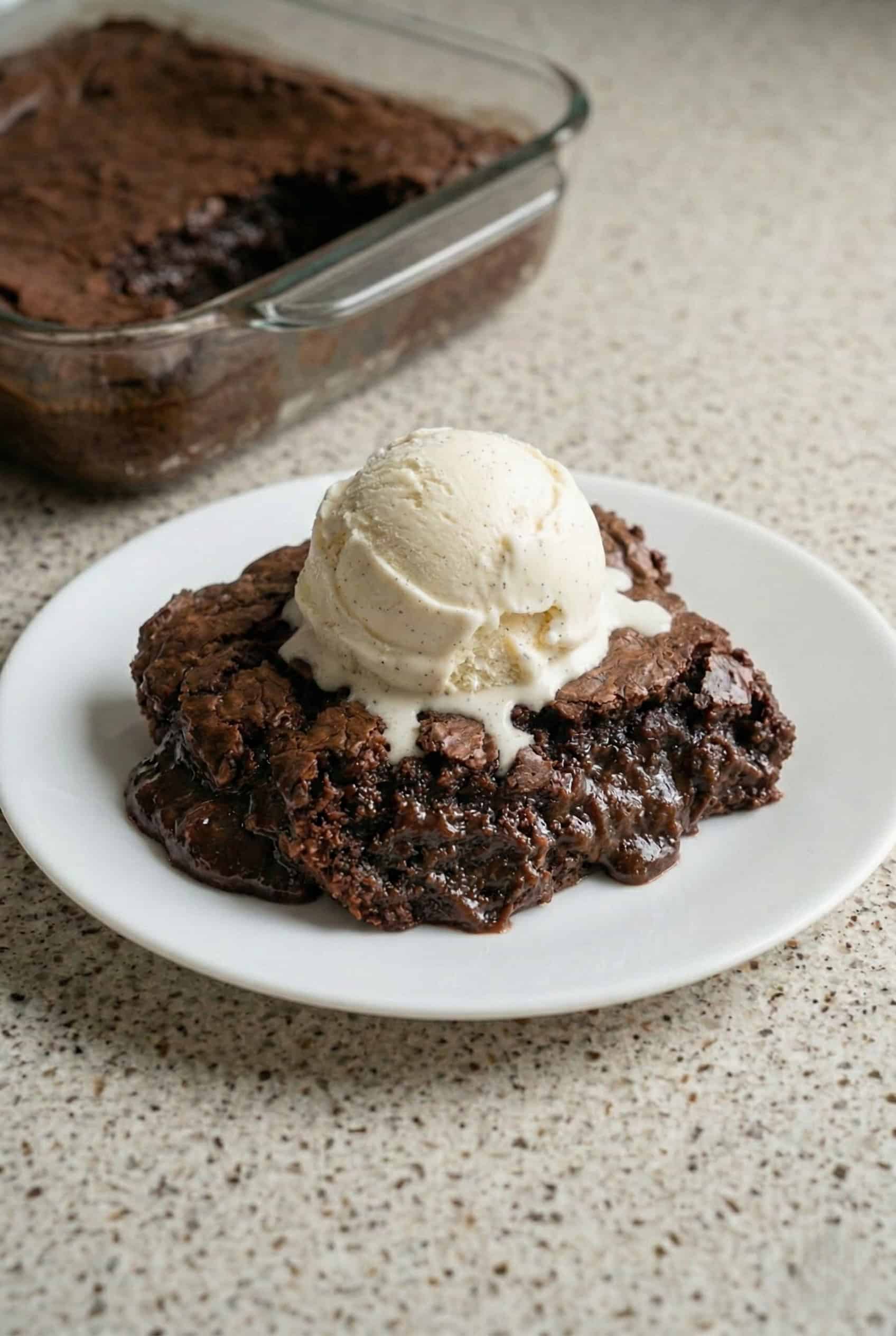 Brownie Pudding | Easy Fudgy Chocolate Dessert Recipe – Melanie Cooks